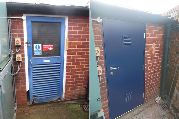 Secure Steel Doors for Public Pools